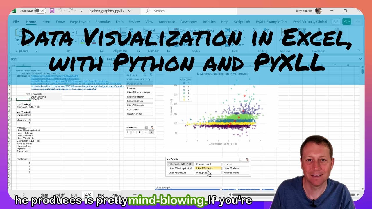 Mind-blowing Interactive Python Data Visualizations in Excel