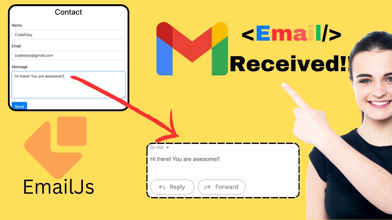 Send Email from HTML Form for Free | EmailJS