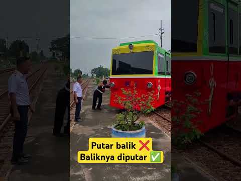 MAKLUM BUKAN CC 206 GAES, JADI DIPUTER MANUAL 😁 #kai #keretaapi