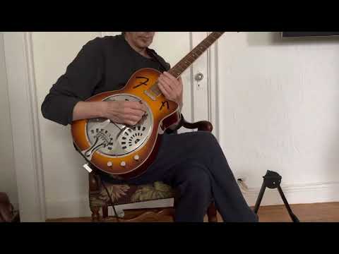 Fender FR-50CE Cutaway Acoustic-Electric Resonator w/ Hard | Reverb