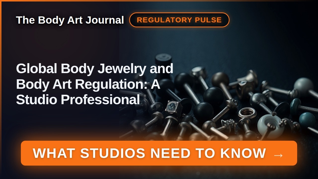 Global Body Jewelry and Body Art Regulation: A Studio Professional's ...