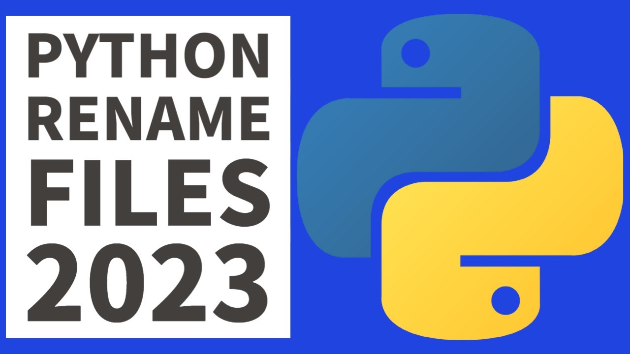 Python Programming - Rename Files 2023