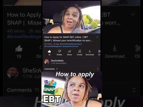 HOW TO APPLY FOR SNAP EBT FROM ANYWHERE ONLINE #EBT #FOODSTAMPS #Howto don’t be discouraged #shorts