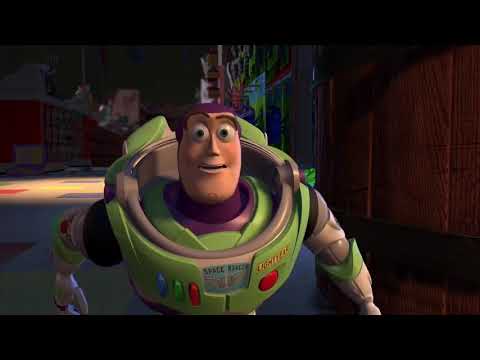Toy Story 2 - Buzz Lightyear Aisle & Buzz Tied up in a Box.