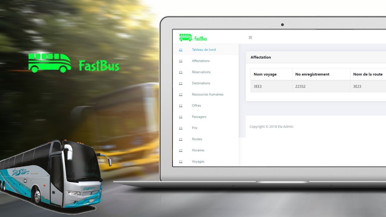 FastBus - Bus Booking Management System - Web Application