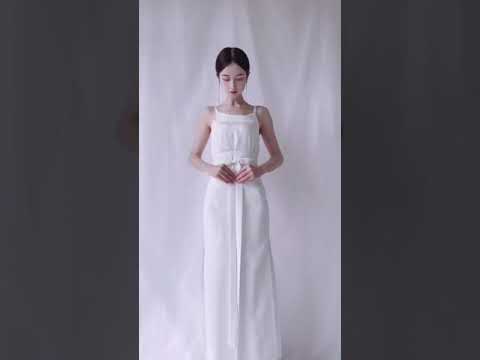 Mermaid skirt. Chinese traditional clothes, hanfu.