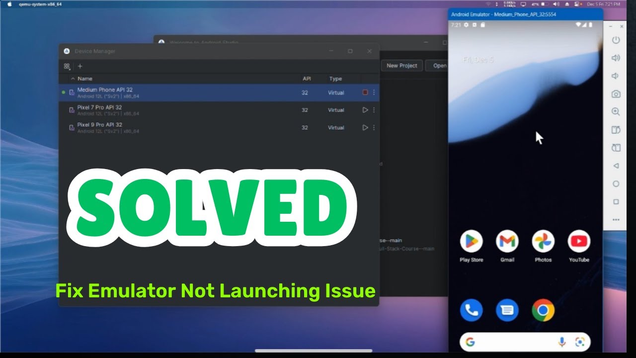 ✅ Run Android Emulator Without Android Studio | Fix Emulator Not Launching Issue 🚀