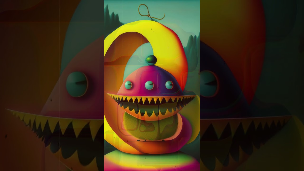 In my nightmares: collection on Opensea, AI Generated, #short