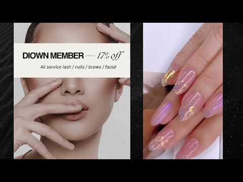 DIOWN BEAUTY SINGAPORE LASH / NAILS / BROWS / FACIAL SERVICE — promotion deal .