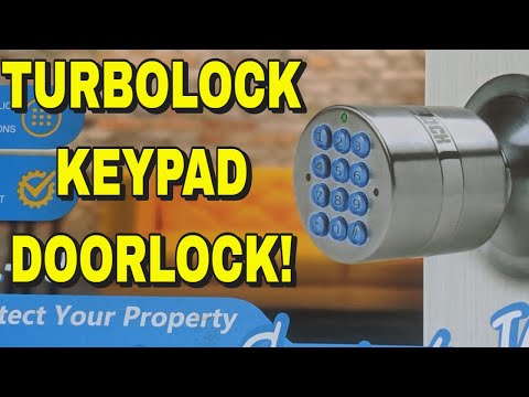 TURBOLOCK YL 99 INSTALL & OPEN BOX REVIEW KEY LESS DIGITAL KEYPAD DOOR LOCK