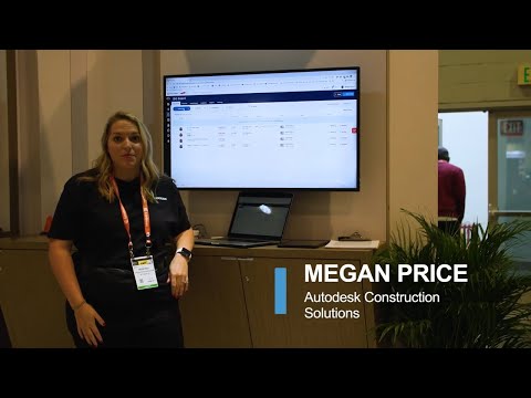 Demoing Building Connected Bid Board at World of Concrete 2022