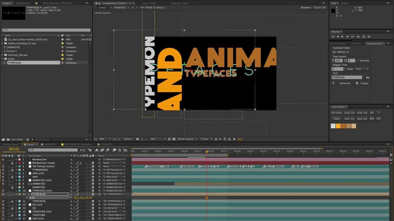 TypeMonkey Animated Typeface Quick Tutorial