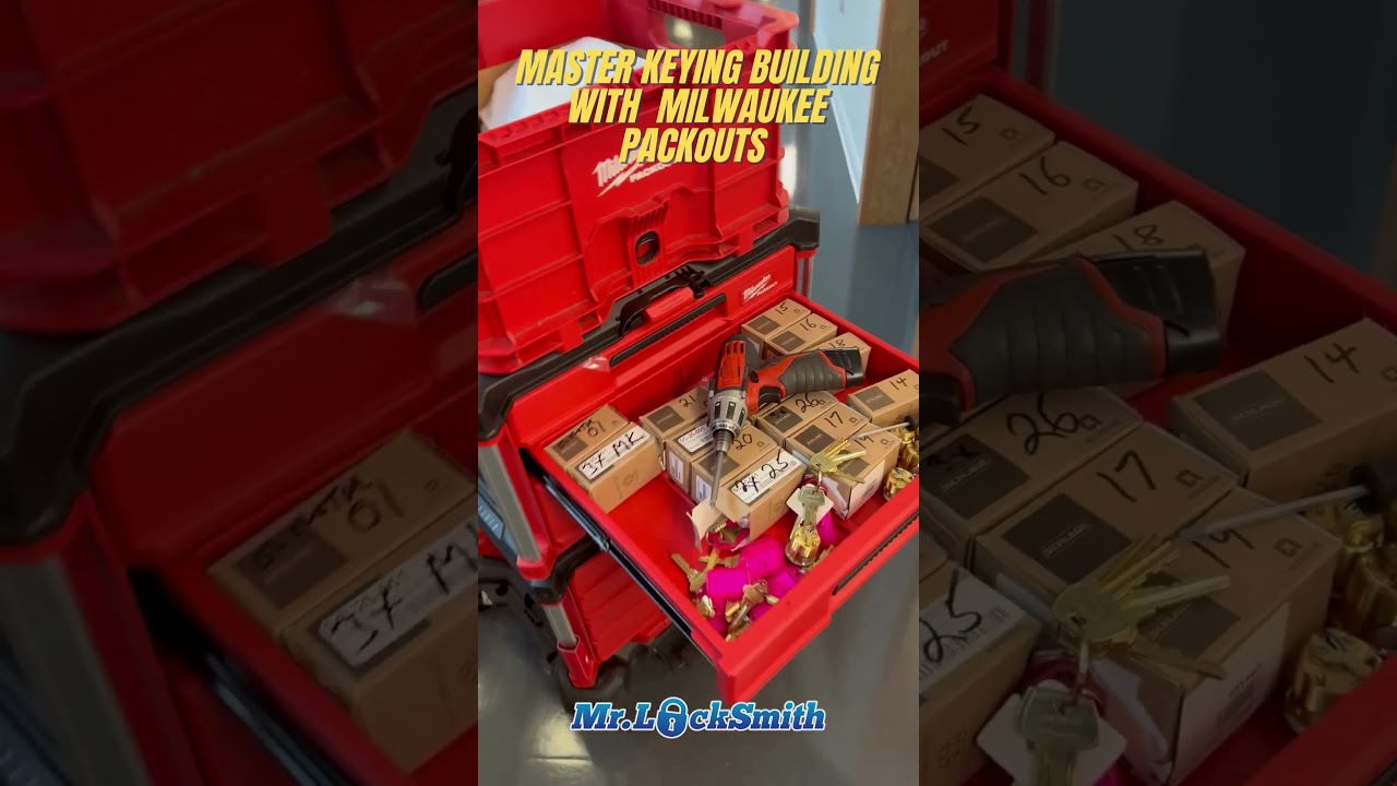 Master Keying Building with Milwaukee Packouts