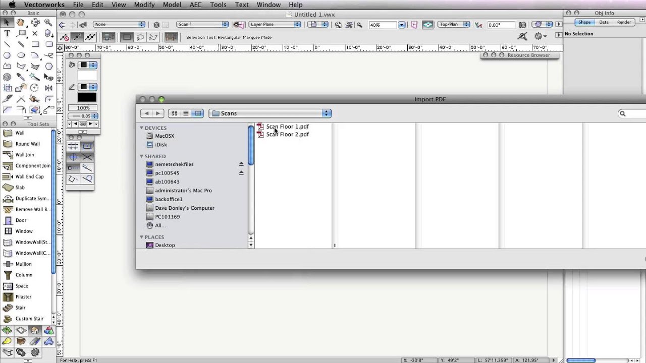 GSG - Vectorworks Architect 2016 - 01 File and Document Setup