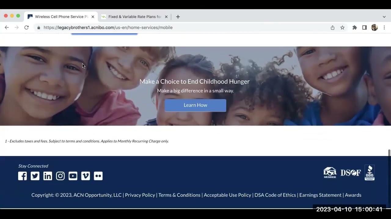 ACN Website & Services Demo