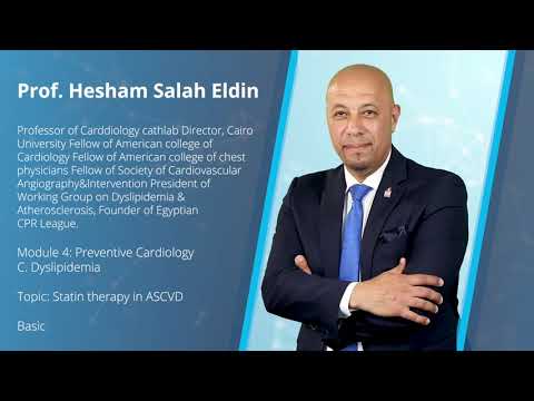 Statin therapy in ASCVD - Prof. Hesham Salah Eldin