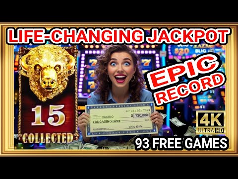 ⭐EPIC⭐LIFE-CHANGING JACKPOT | 15 GOLD HEADS | BUFFALO GOLD SLOT | 2025