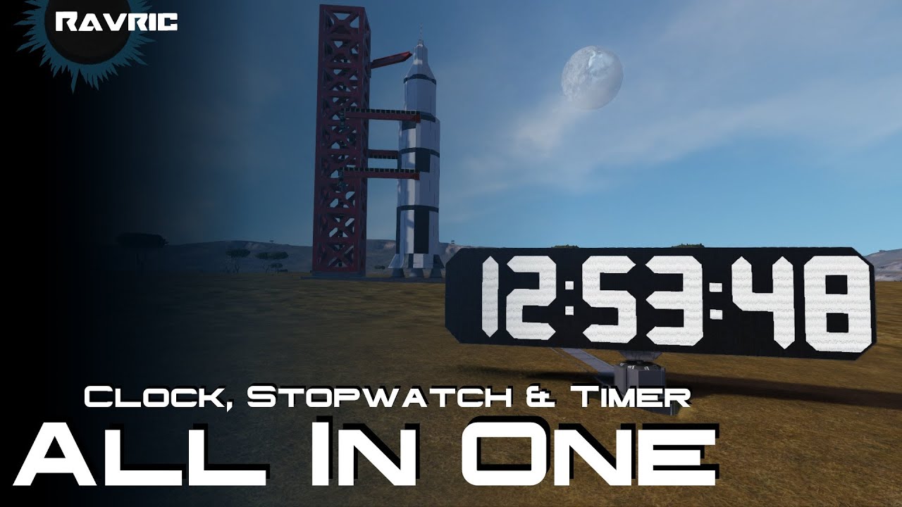 All In One - Clock, Stopwatch & Timer - Space Engineers