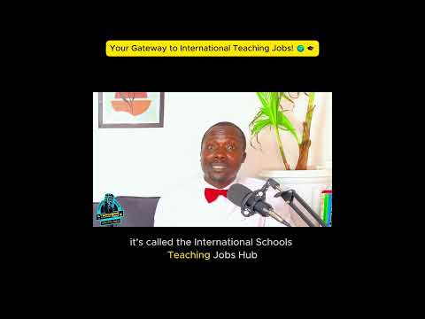 Your Gateway to International Teaching Job ๐ Don't Miss This LinkedIn Hub ๐