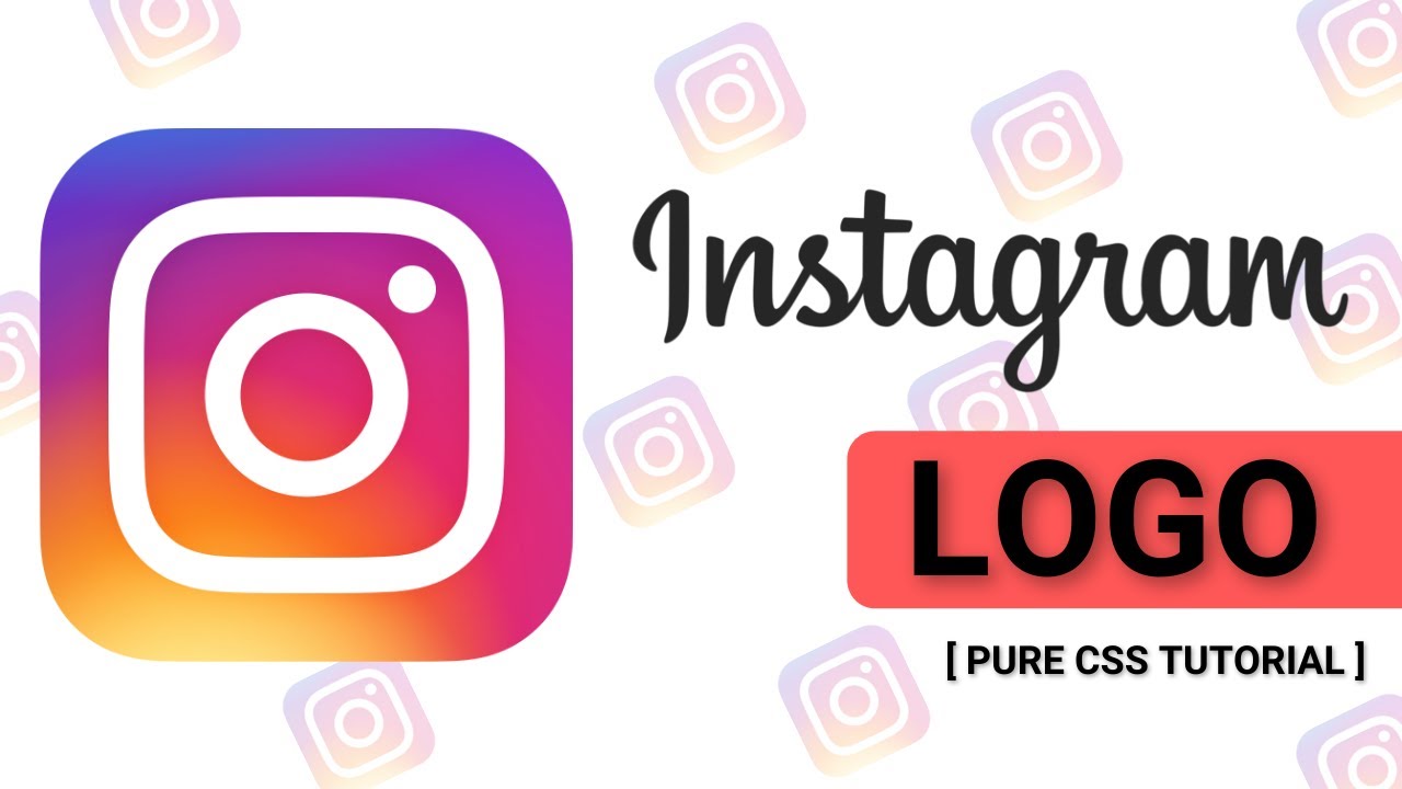 How To Create a INSTAGRAM LOGO || Pure HTML & CSS3 Tutorial