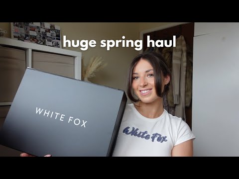 HUGE SPRING HAUL with white fox boutique + discount code