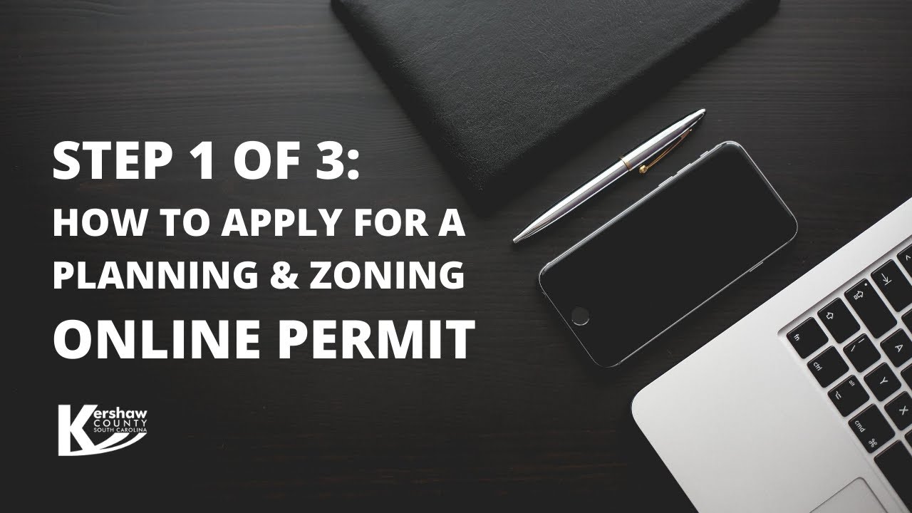 STEP 1: Applying for a Planning & Zoning Online Permit (Step 1 of 3)