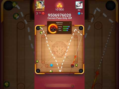 Old is Gold indirect Shot Carrom Pool #carromboard #carrompoolsticker #games #carrompool