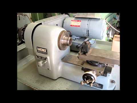 HARDINGE HSL 5C COLLET HIGH-SPEED LATHE UNDER POWER & FOR SALE @ ROHNER MACHINERY