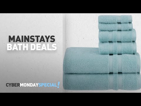 Walmart Top Cyber Monday Mainstays Bath Deals: Mainstays Performance Bath Towel 6-Piece Set