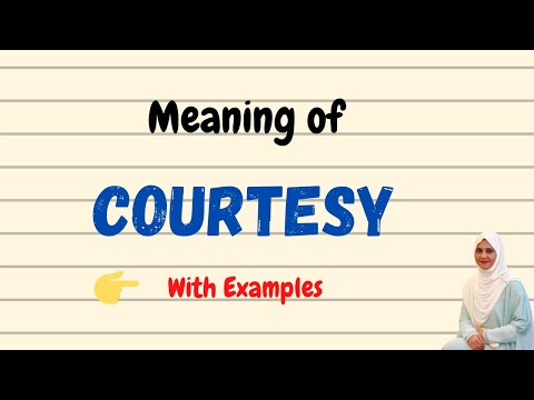 Daily vocabulary | Courtesy Meaning | Vocabgram