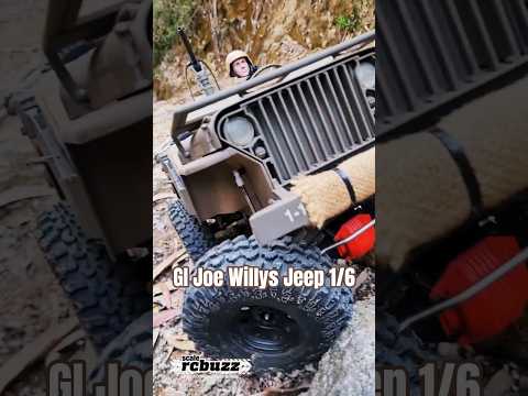 Nice & Slow with the Willys Jeep #gijoe #willysjeep #jeeplife #rcbuzz #scalercbuzz #offroad #axial