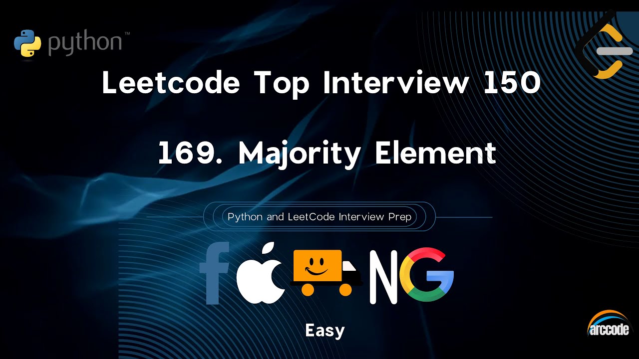 Majority Element | FAANG Interview Prep | LeetCode 169 Solution in Python #LeetCode #FAANG #Python