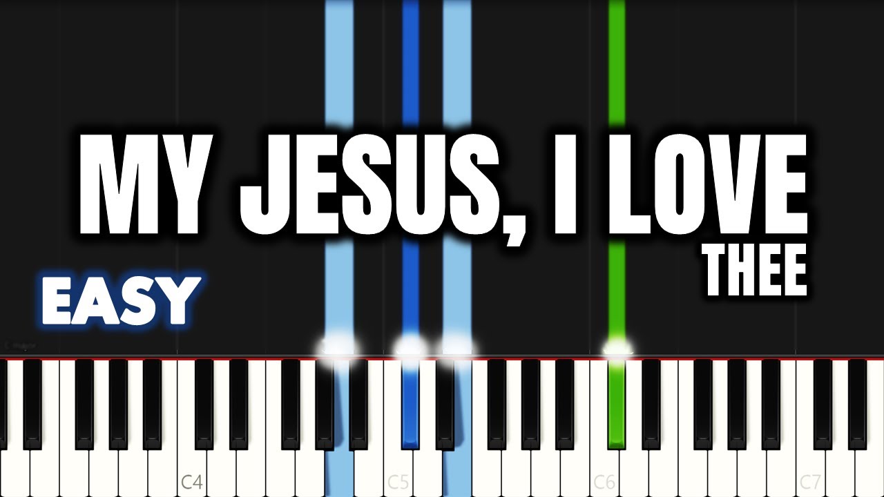 Darlene Zschech - My Jesus, I Love Thee | EASY PIANO TUTORIAL by Synthly