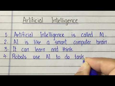 10 Lines on Artificial Intelligence | Essay on AI in English | Short Essay on AI