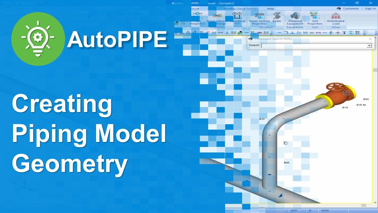 Creating Piping Model Geometry Part 1
