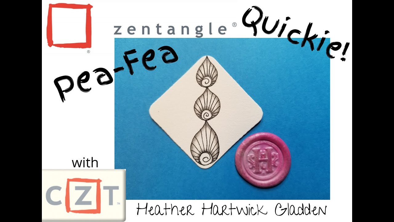 Pea-Fea | Zentangle® Quickie
