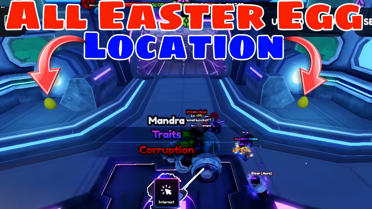 Every Easter Egg Locations In Anime Vanguards