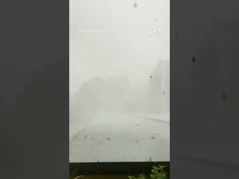High Winds, Heavy Rain Lash Northern Italy #shorts | VOA News