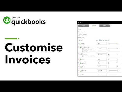 How to Customise Your Invoice in QuickBooks Online | QuickBooks Online Singapore