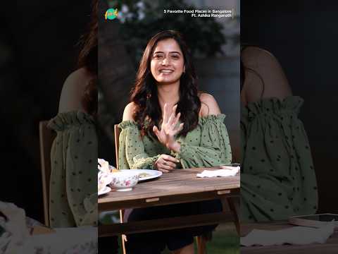 Bangalore 5 Favorite Food Places ft Ashika Ranganath #chaibisketfood