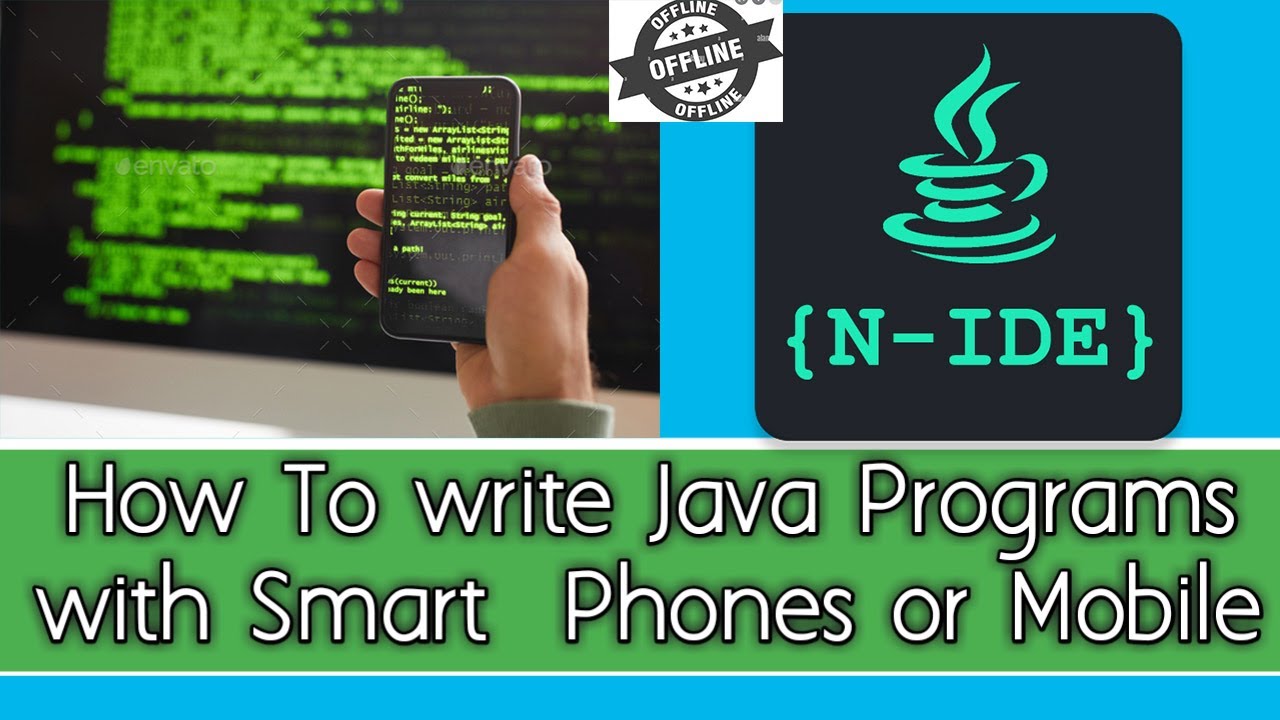 How to write and practice Java Programs on Android Smartphones | easy way to use mobile JAVA IDE