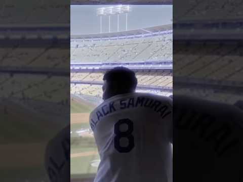 @lakers Rui Hachimura on @Dodgers Japanese Heritage Night 🇯🇵 #mlb #mlbshorts #nba #nbashorts