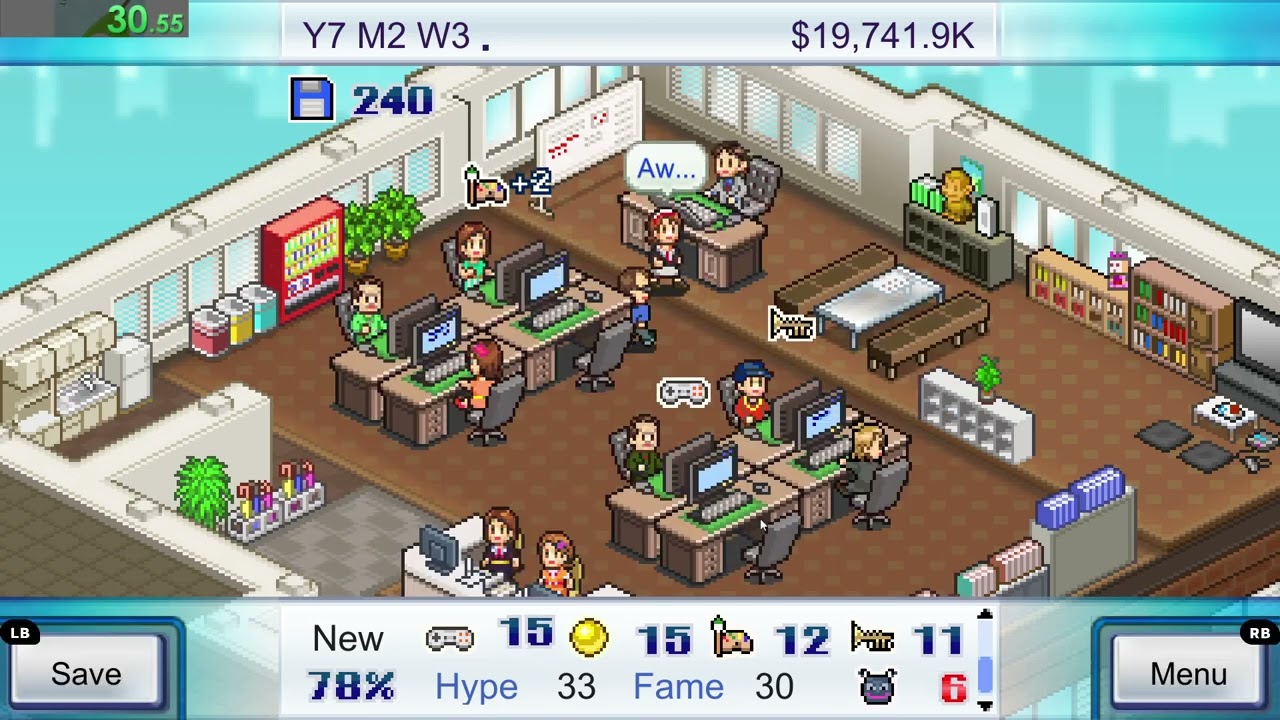 [WR] Game Dev Story Speedrun [Game% - Previous Save] - 0:47.75