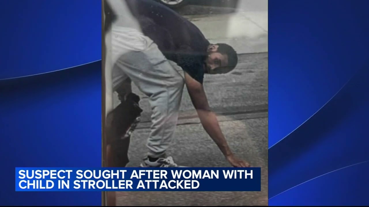 Suspect sought after woman with child in stroller attacked in Delaware County