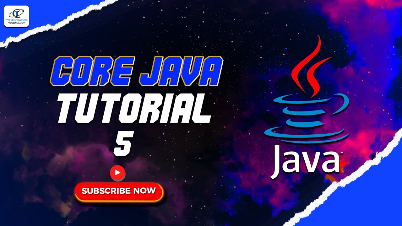 Core Java Tutorial 05 Mastering Core Java Operators: Complete Guide for Beginners || Cyberinfomines