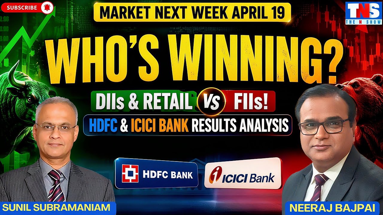 FII vs DII Strategy Decoded | Has the Market Priced In the War? | HDFC, ICICI Results Analysis | TNS