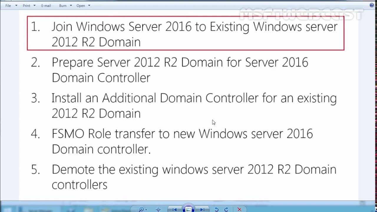 2. Join Windows Server 2016 to Existing Windows server 2012 R2 Domain