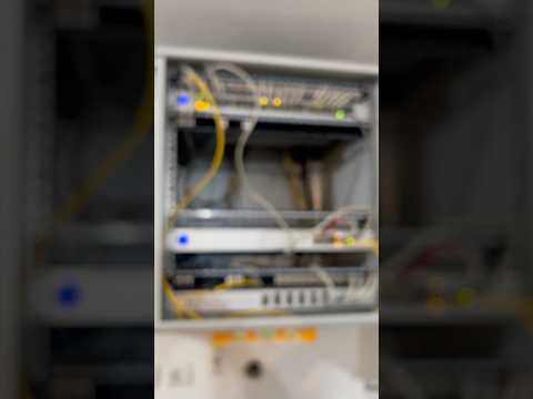 Rack Room Tour UDM Pro USW 48 Poe USW 16 XG with Custom Ethernet Patch Cable #ubiquiti #network