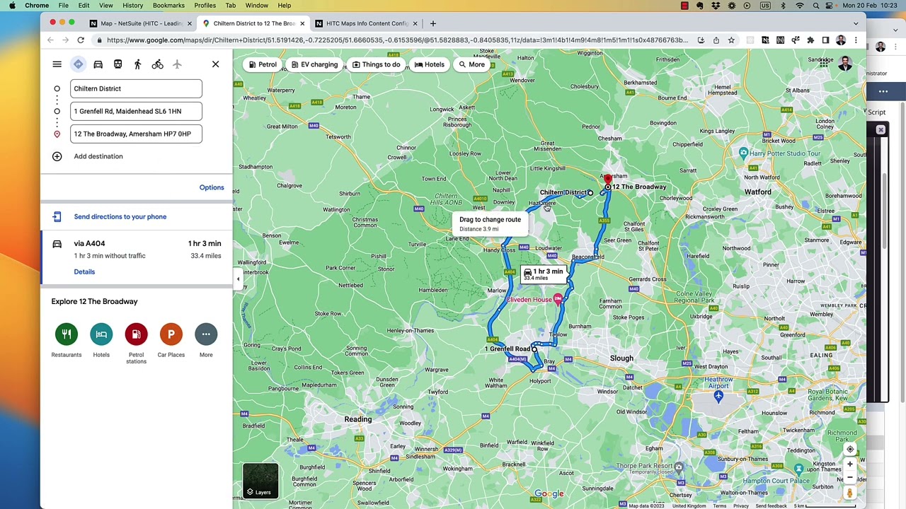 Maps for NetSuite Demo 2023