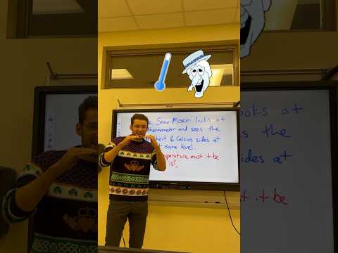 What temperature is the same number in Fahrenheit and Celsius? #math #algebra